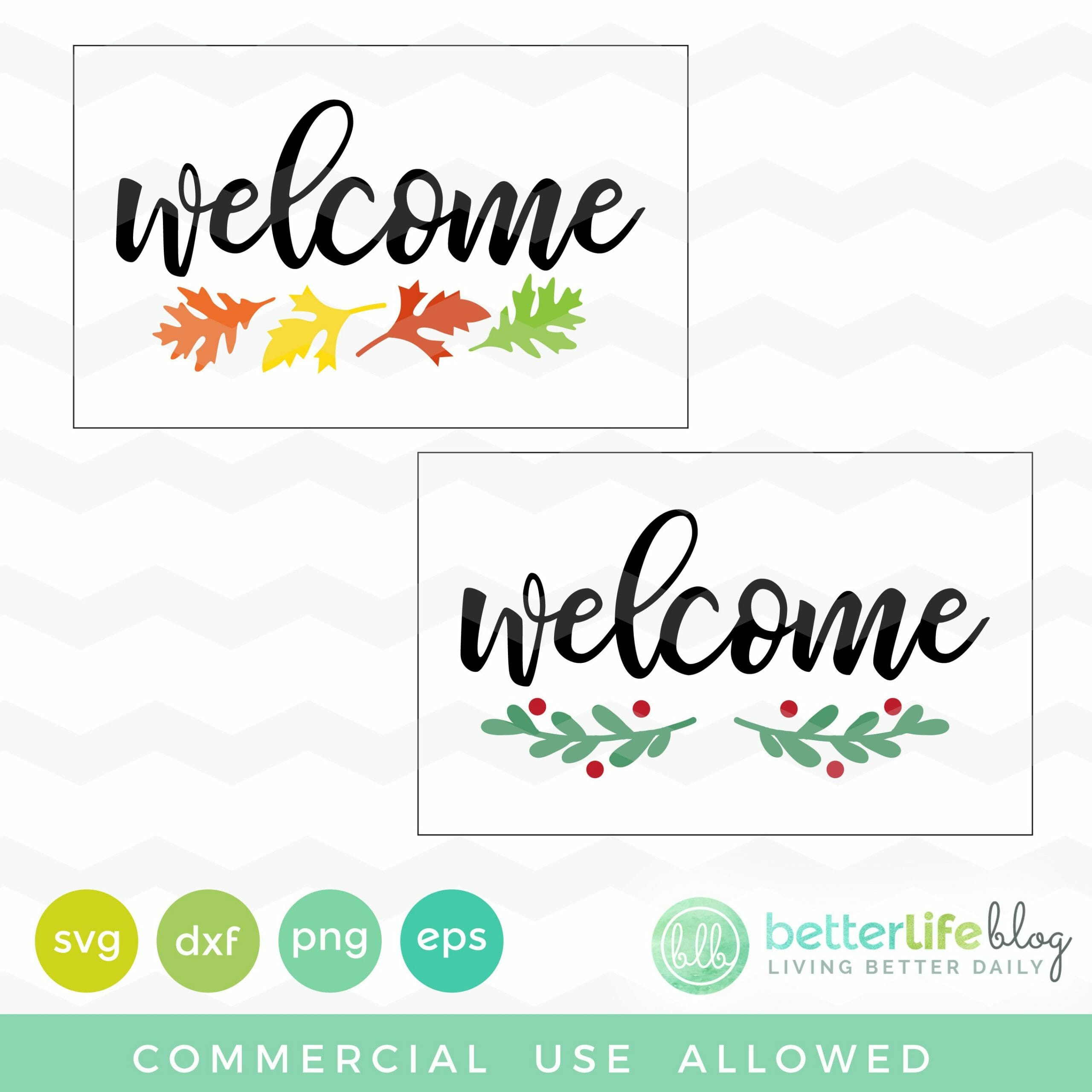 Welcome Door Mats SVG - Better Life Blog