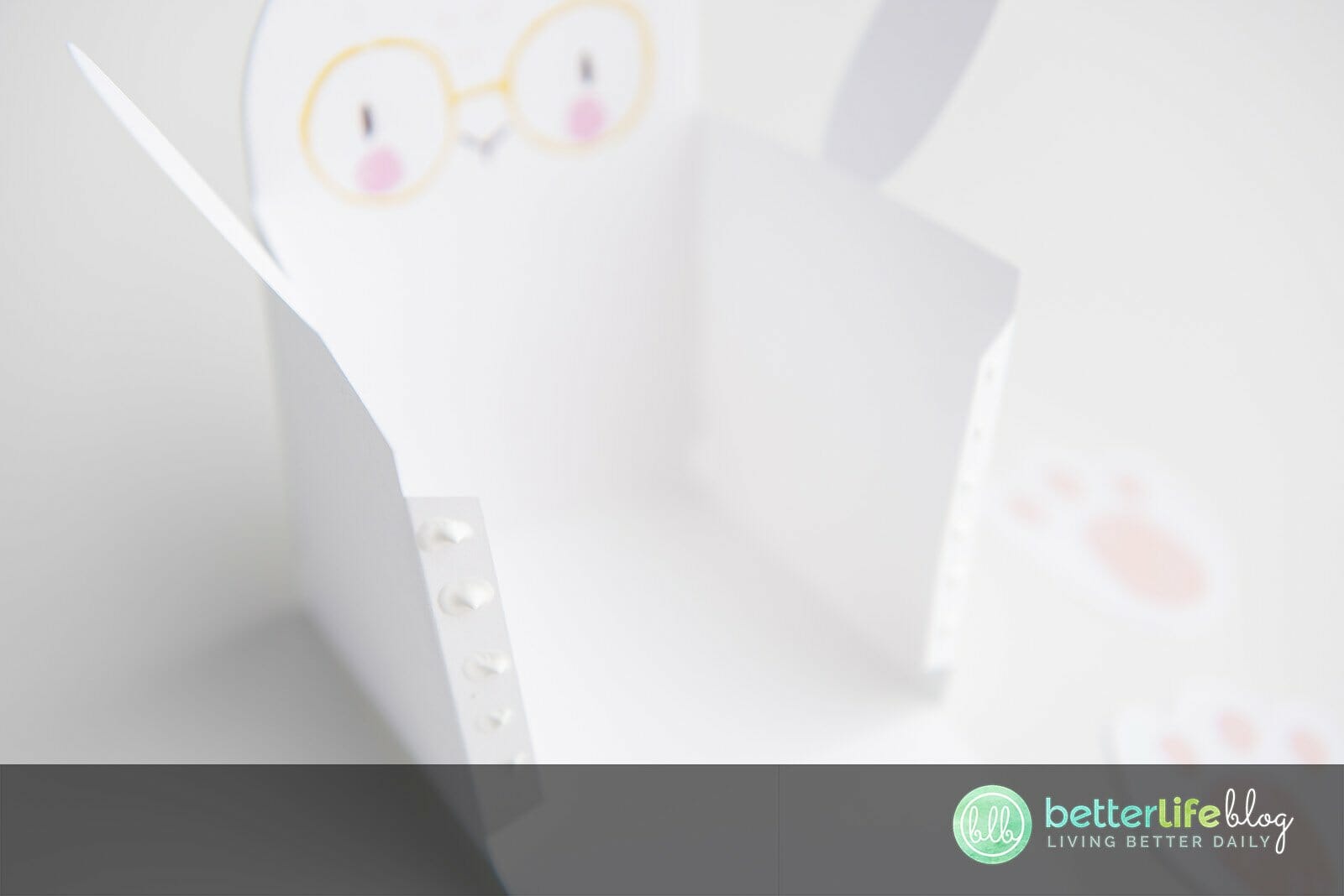 Cricut Easter Bunny 'Print then Cut' Treat Box (FREE SVG Cut File ...