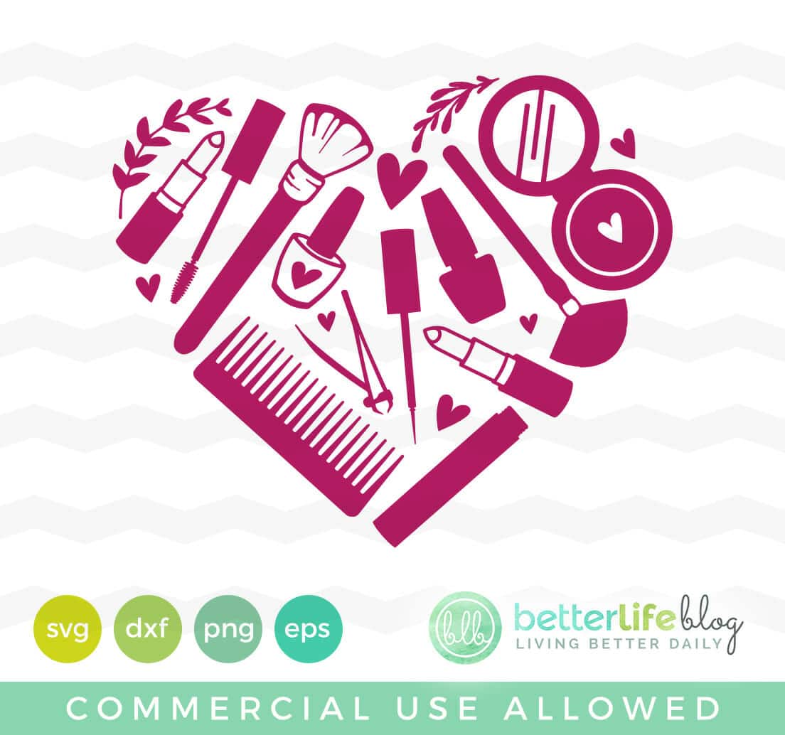 Beauty Icons SVG Cut File - Better Life Blog