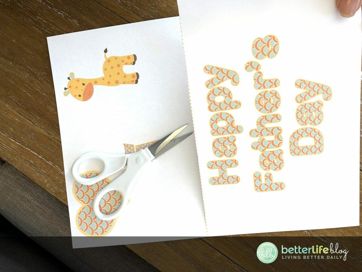 Adorable Father's Day Animal Hug Card + FREE Printable! - Better Life Blog