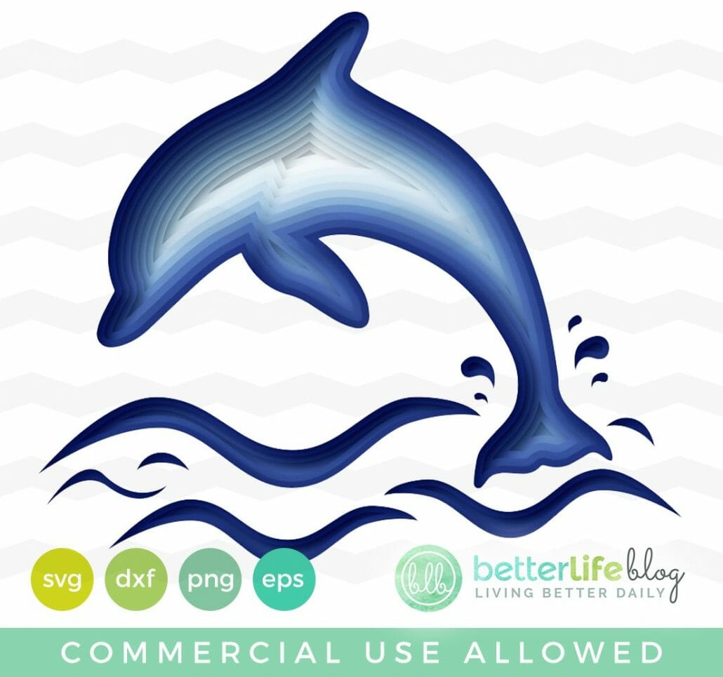 Dolphin SVG Cut File - Better Life Blog