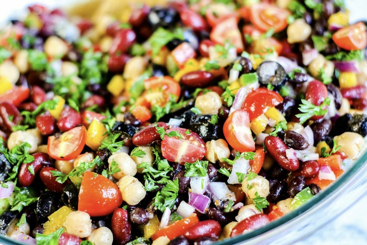 Rainbow Bean Summer Salad - Better Life Blog