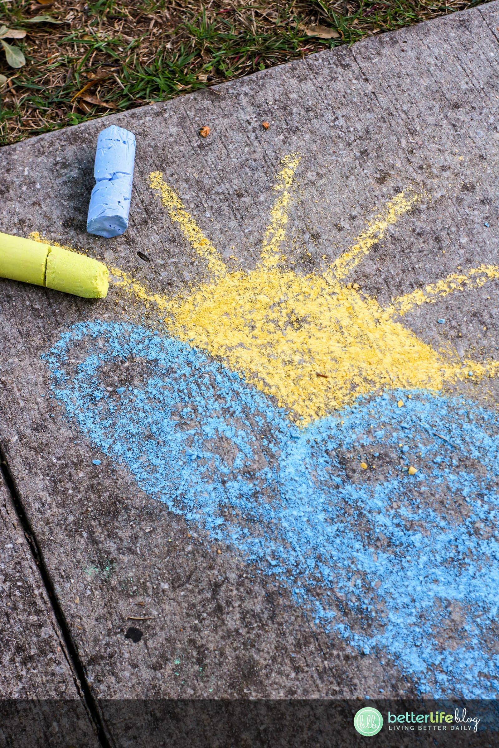 DIY Sidewalk Chalk – Better Life Blog