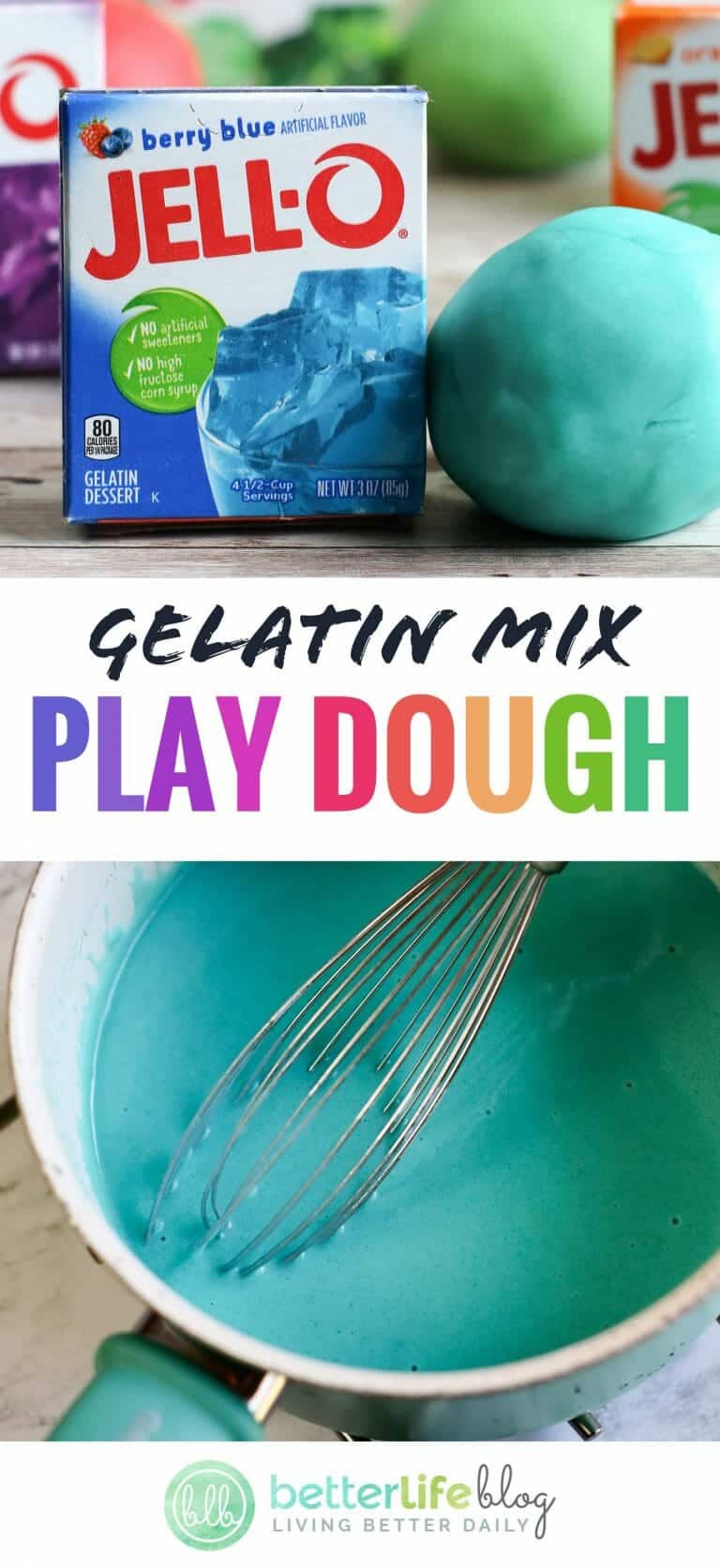 Homemade Jello Playdough | Kids Activity - Better Life Blog