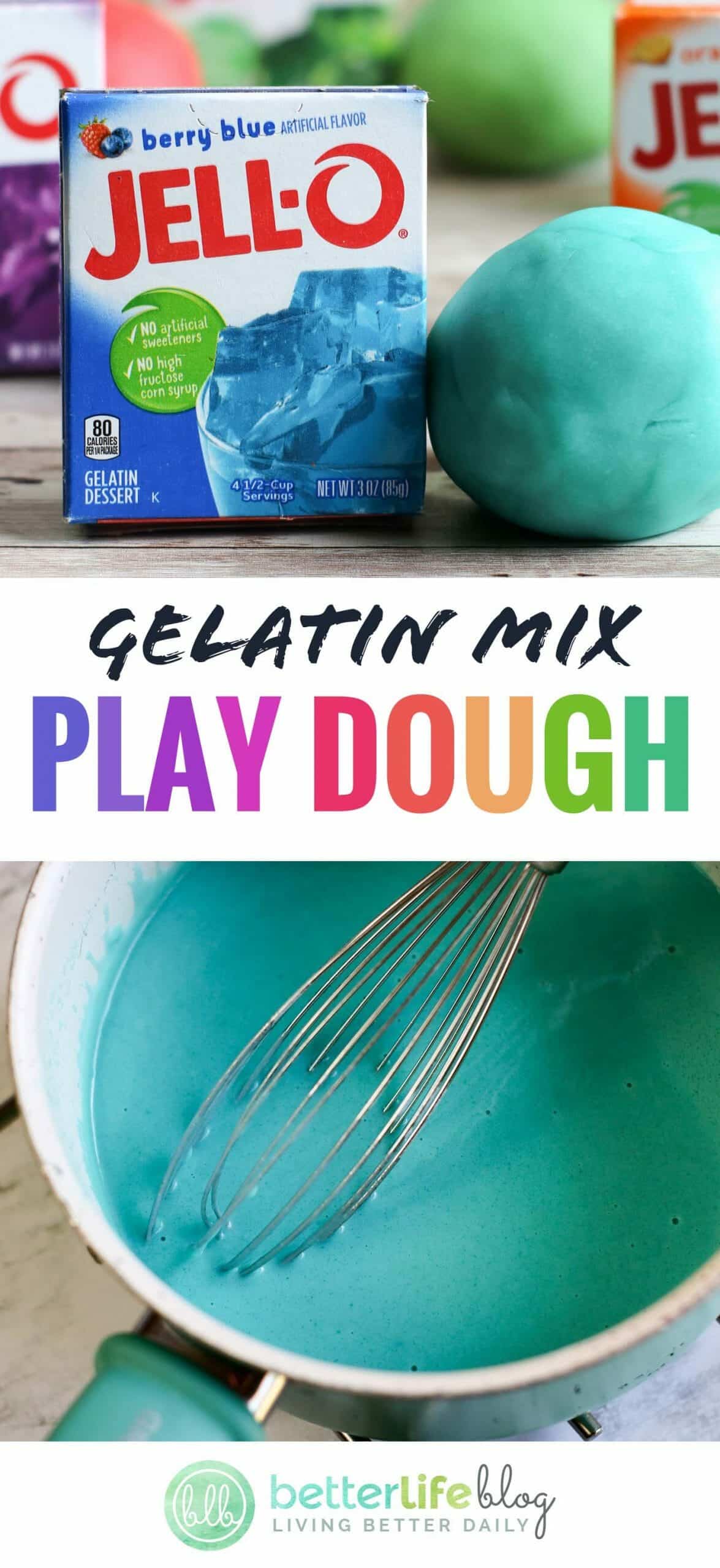 Homemade Jello Playdough | Kids Activity - Better Life Blog