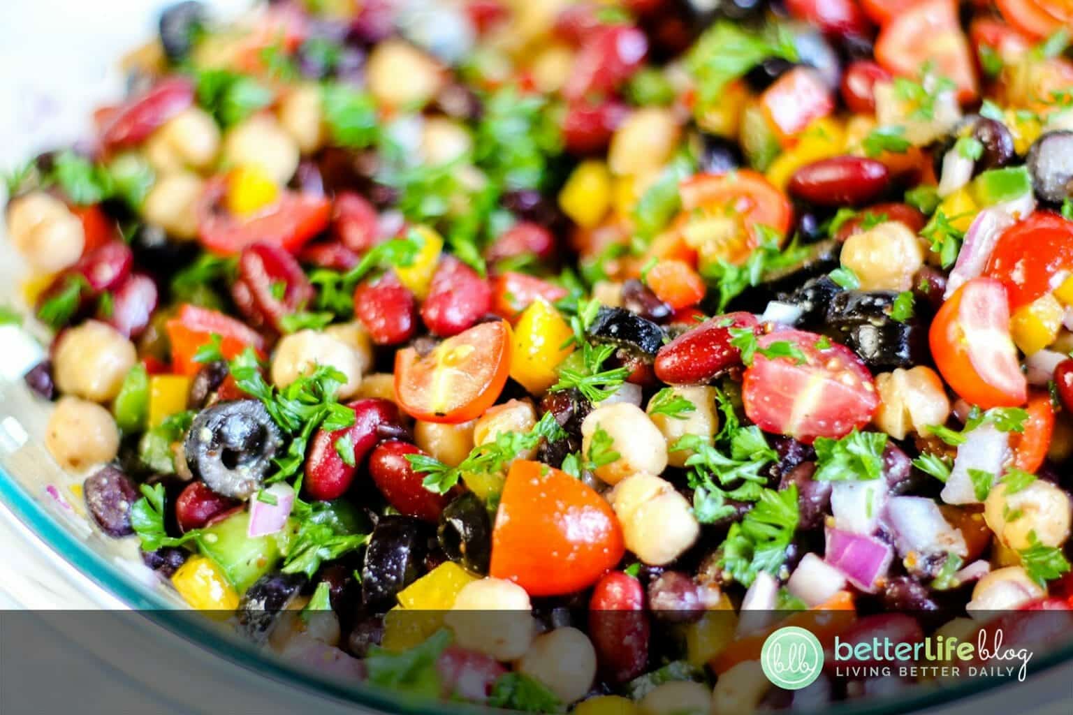 Rainbow Bean Summer Salad – Better Life Blog