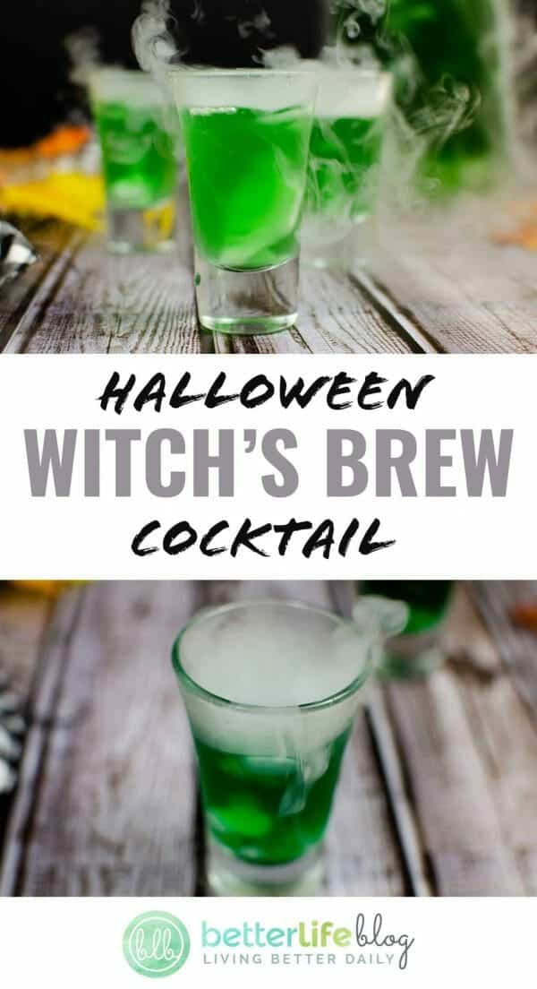 Easy Halloween Witch’s Brew Spooky Cocktail - Better Life Blog