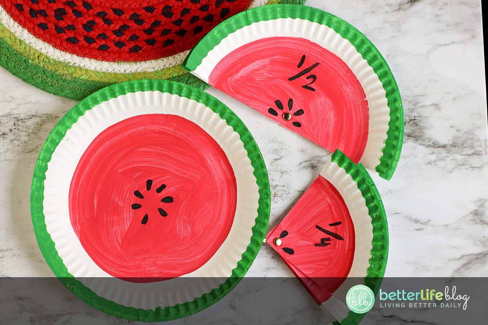 Watermelon Fractions Kids Activity - Better Life Blog