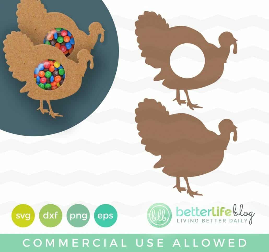 Turkey SVG Cut File - Better Life Blog
