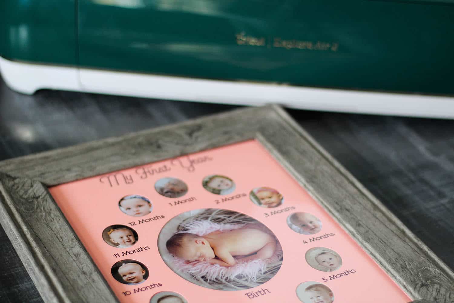 How to Use Cricut Markers - DIY Baby Milestone Frame - Better Life Blog