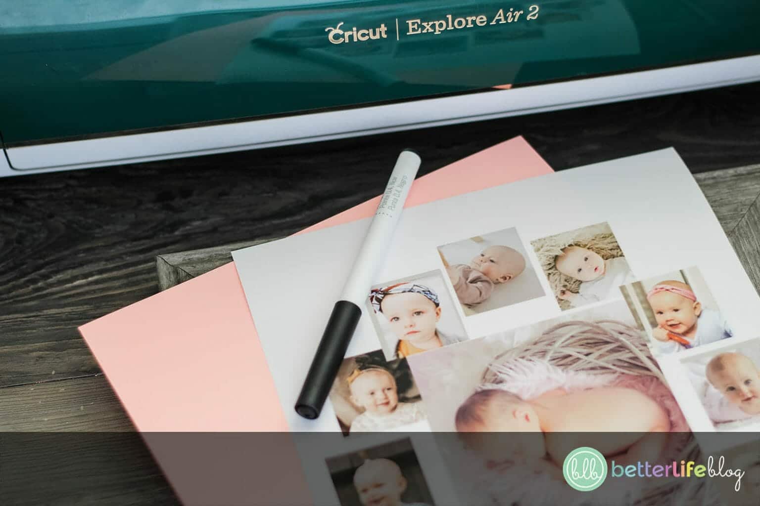 How to Use Cricut Markers - DIY Baby Milestone Frame - Better Life Blog