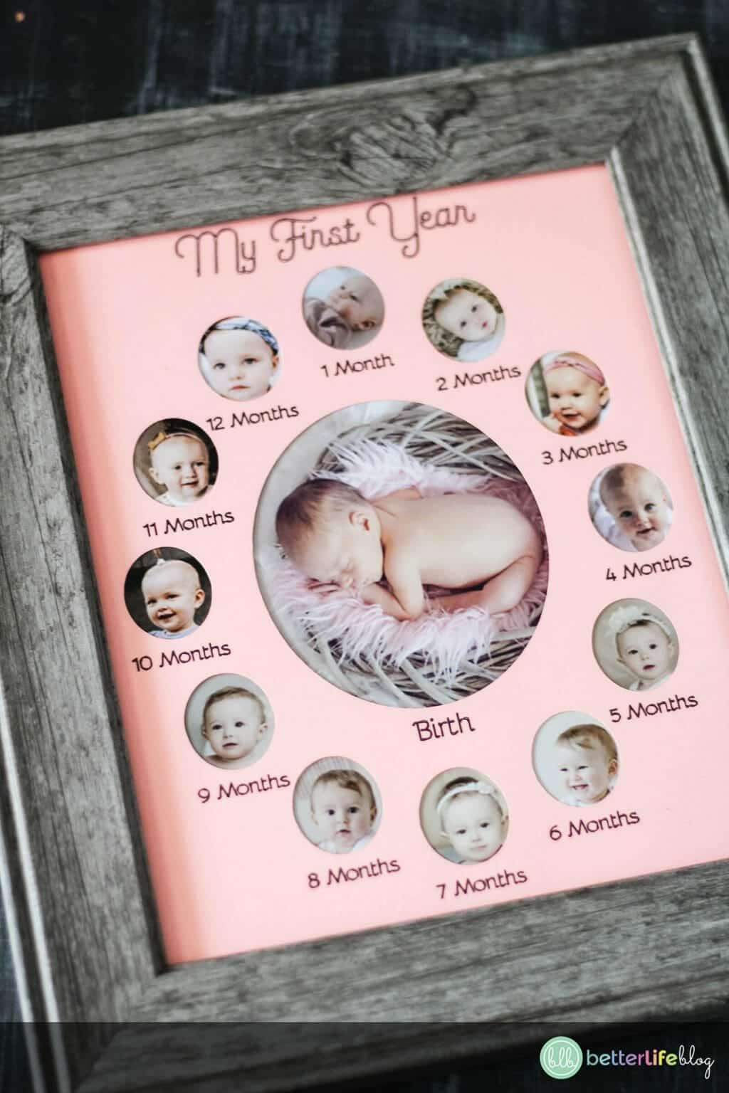 How to Use Cricut Markers - DIY Baby Milestone Frame - Better Life Blog