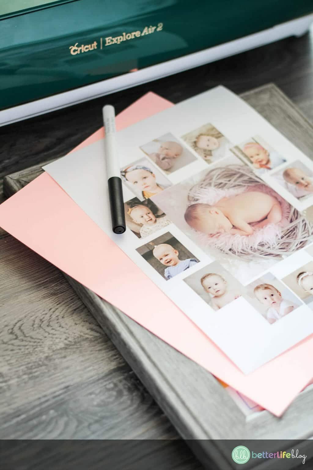 How to Use Cricut Markers - DIY Baby Milestone Frame - Better Life Blog