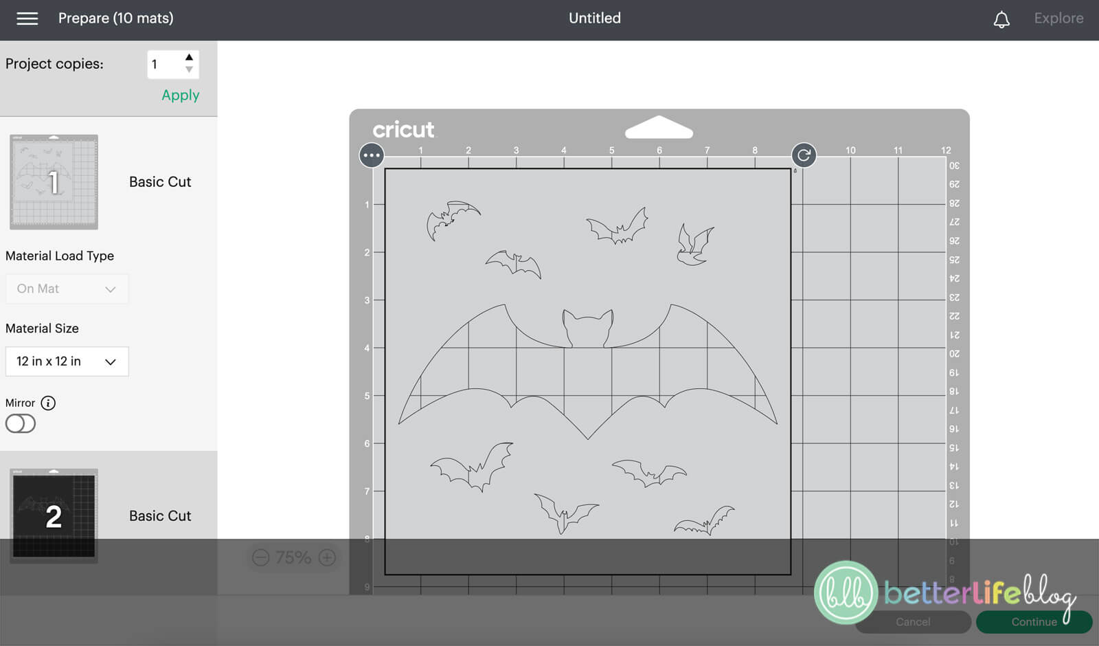 Easy Halloween Shadow Box: Bats and Trick or Treat Design - Better Life ...