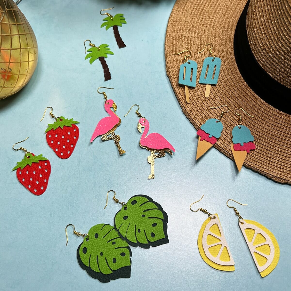 Faux Leather Earrings - Better Life Blog