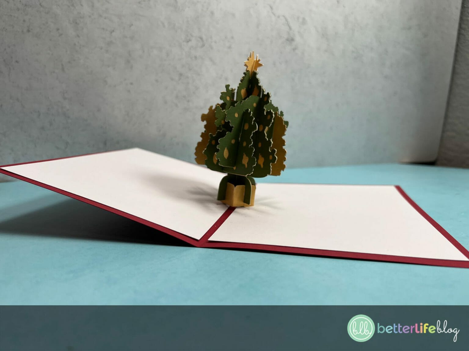 Cricut Pop-Up Card SVG: Christmas Tree Pop-Up Card - Better Life Blog