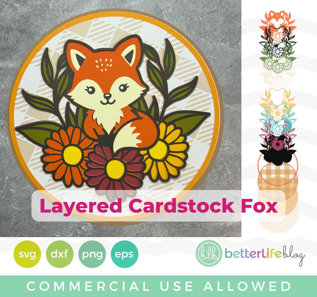 Layered Fox with Flowers and Buffalo Plaid - Better Life Blog