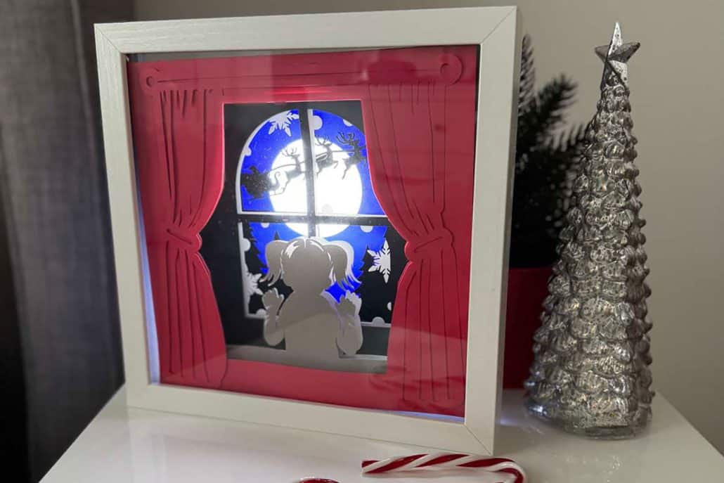 Vineyard Shadow Box DIY: Cricut Shadow Box Idea - Better Life Blog